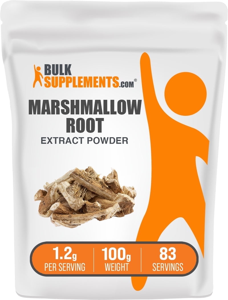 BulkSupplements Marshmallow Root Extract Powder - 1.2g per Serving ...