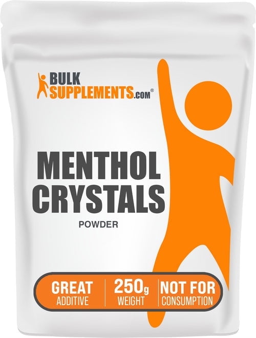 BulkSupplements Menthol Crystals Powder, Dietary Supplement ...