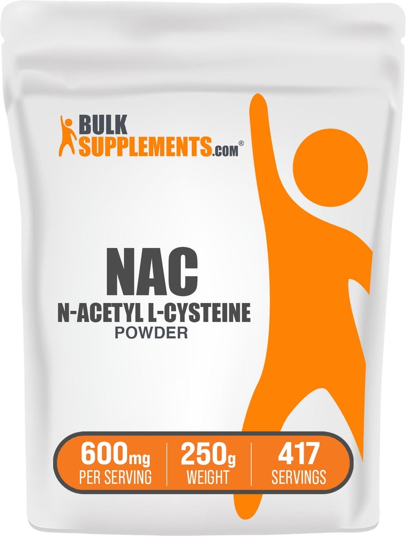 BulkSupplements.com NAC Powder 600mg - Glutathione & Health Support ...