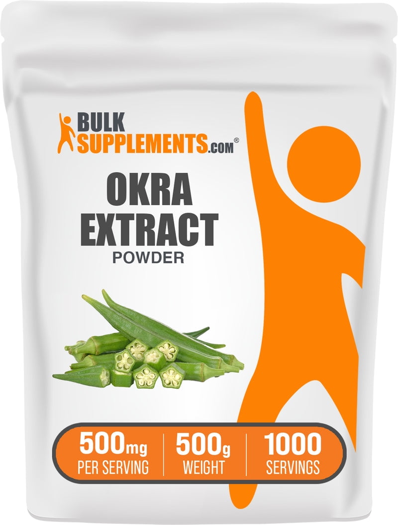 BulkSupplements Okra Extract Powder - 500mg per Serving - 500 Grams (1. ...