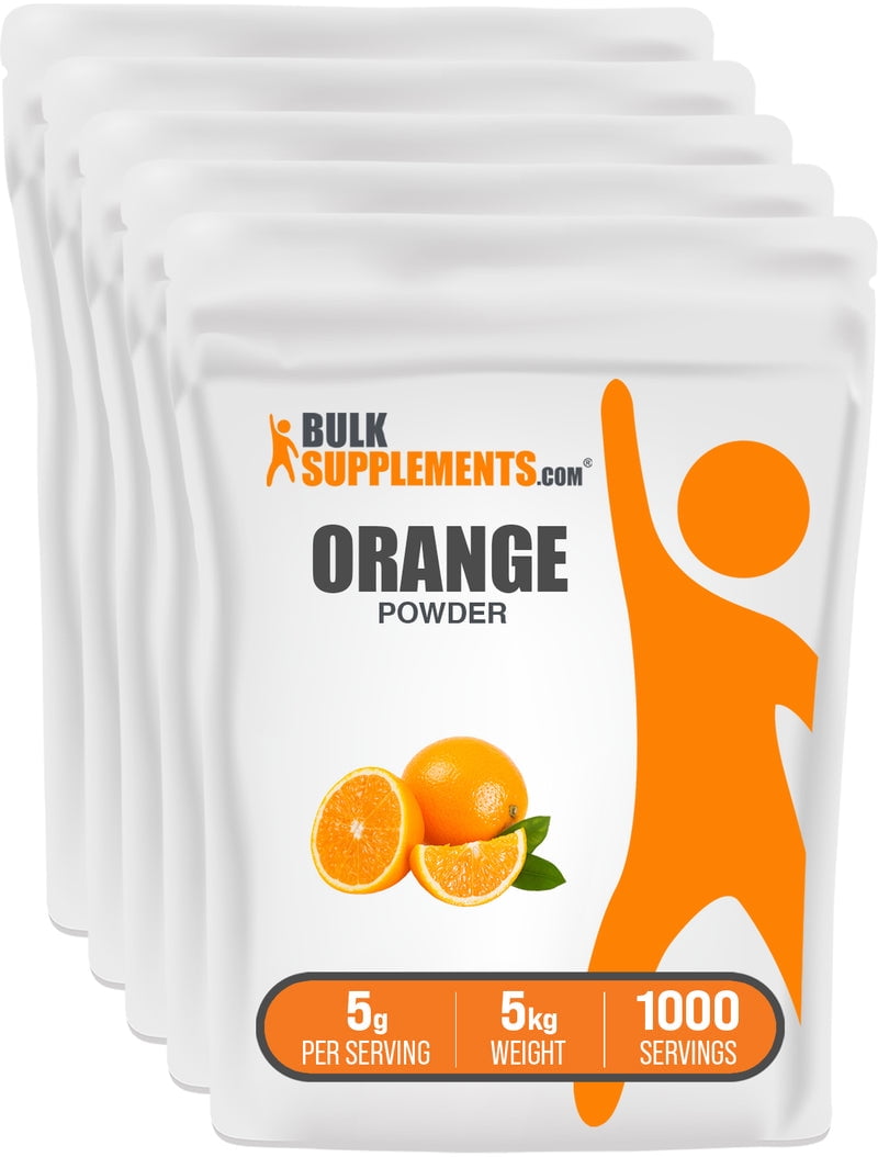 BulkSupplements Orange Powder - 5g per Serving - 5 Kilograms (11 lbs ...