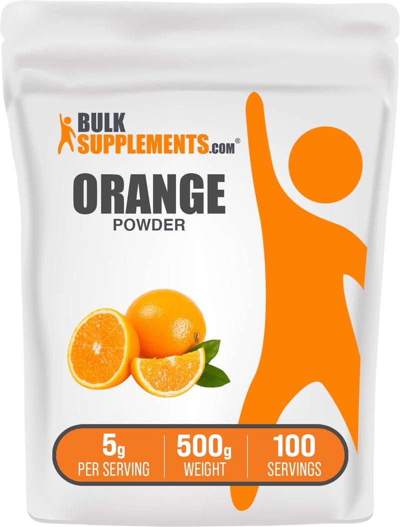 BulkSupplements Orange Powder - 5g per Serving - 500 Grams (1.1 lbs ...