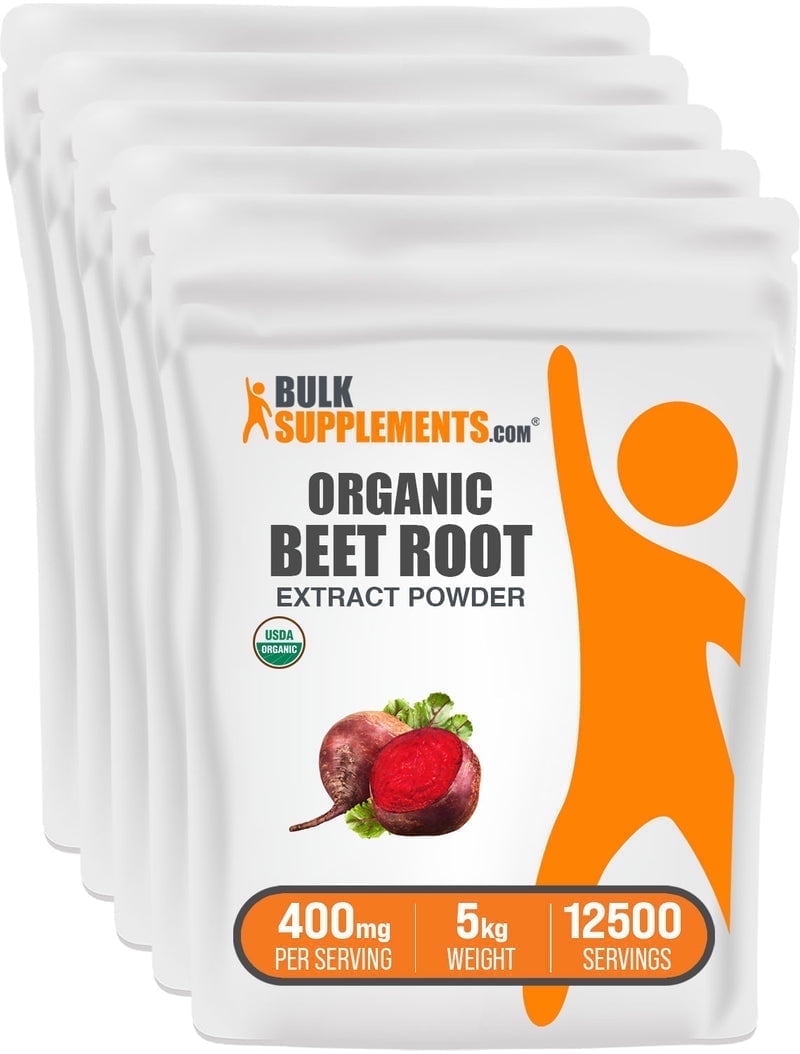 BulkSupplements Organic Beet Root Extract Powder - Herbal Supplement ...