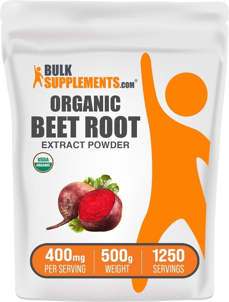 BulkSupplements Organic Beet Root Extract Powder - Herbal Supplement ...