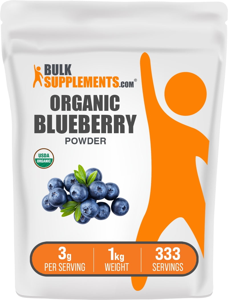 BulkSupplements.com Antioxidant Natural Blueberry Powder (1 Kilogram ...