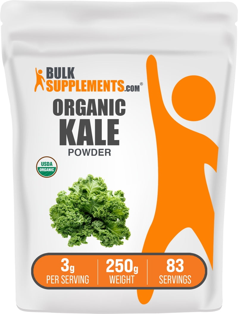BulkSupplements Organic Kale Powder - 3g per Serving - 250 Grams (8.8 ...