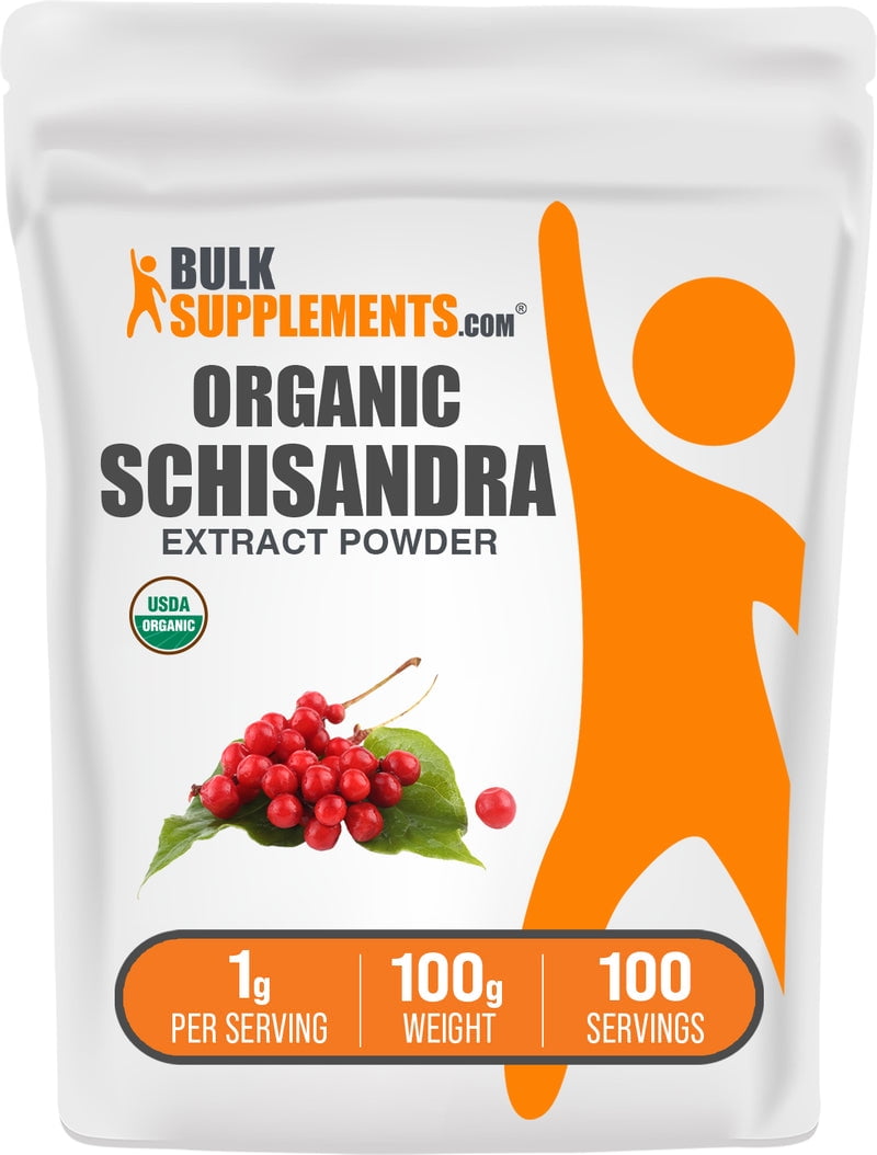 BulkSupplements Organic Schisandra Extract Powder - 1g per Serving ...