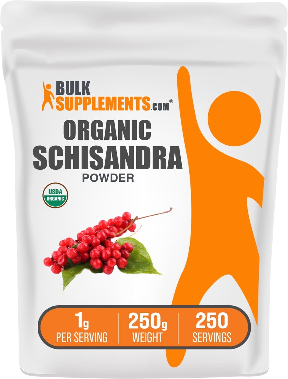 BulkSupplements Organic Schisandra Powder - 1g per Serving - 250 Grams ...