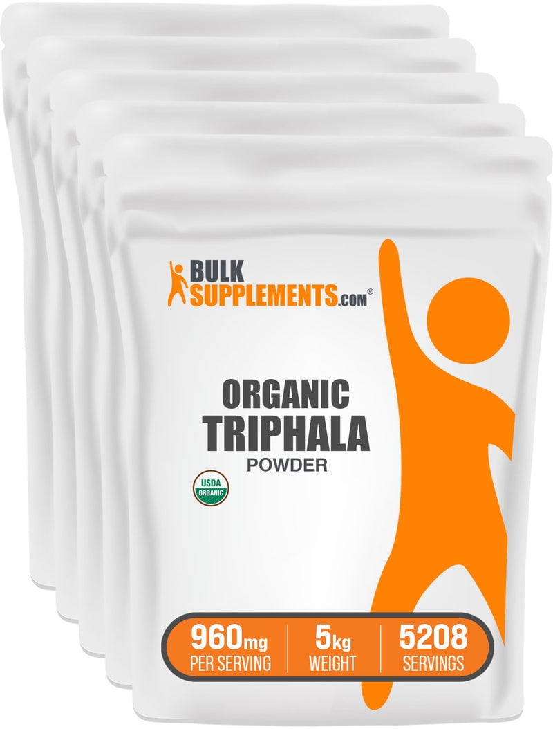 BulkSupplements Organic Triphala Powder - 960mg per Serving - 5 ...