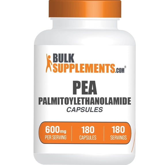 BulkSupplements.com Palmitoylethanolamide Capsules, Immune and Nerve ...
