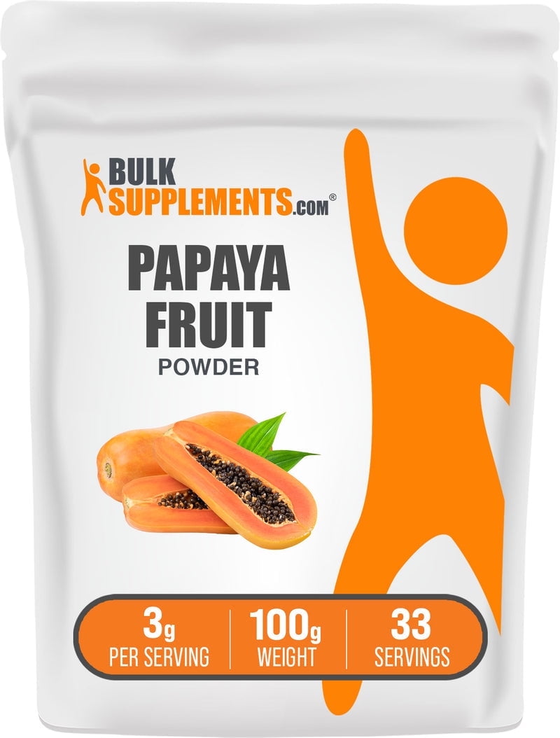 BulkSupplements Papaya Fruit Powder - 3g per Serving - 100 Grams (3.5 ...