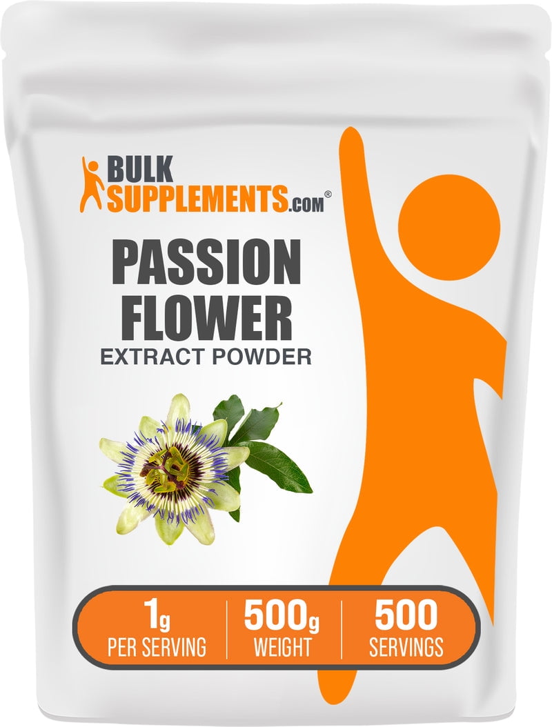 BulkSupplements Passion Flower Extract Powder - 1g per Serving - 500 ...