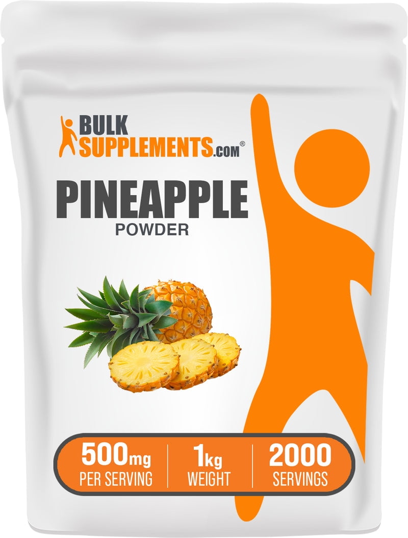 BulkSupplements Pineapple Powder - 500mg per Serving - 1 Kilogram (2.2 ...