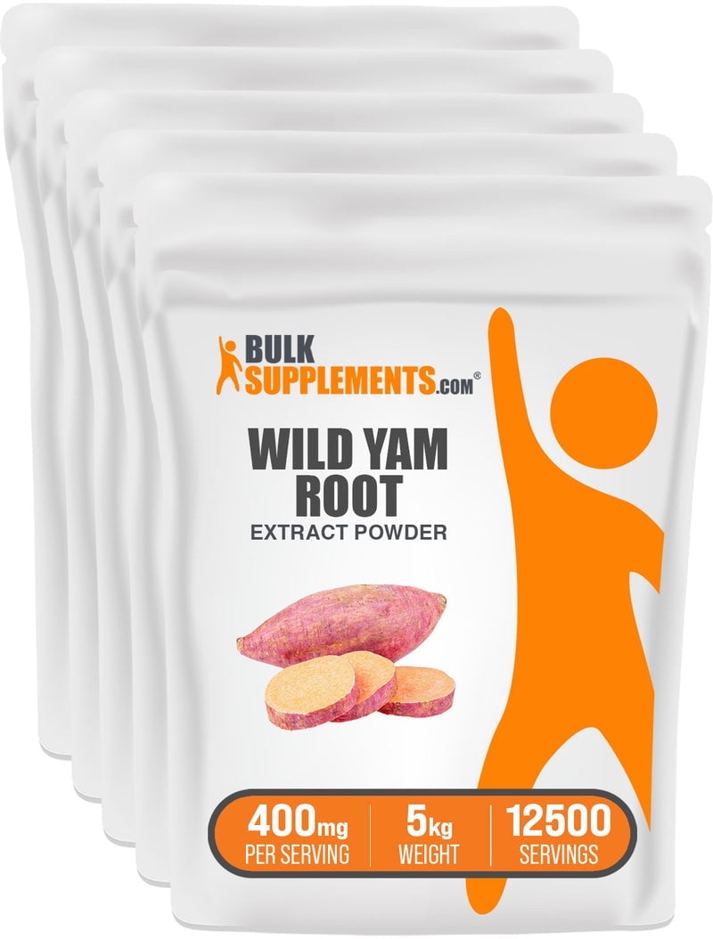 BulkSupplements Wild Yam Extract Powder - 5 Kilograms (11 lbs ...