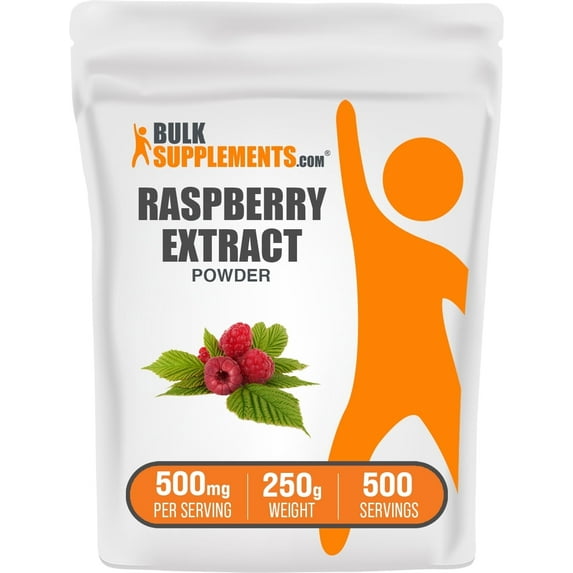 BulkSupplements Raspberry Extract Powder, 500mg per Serving, 250g ...
