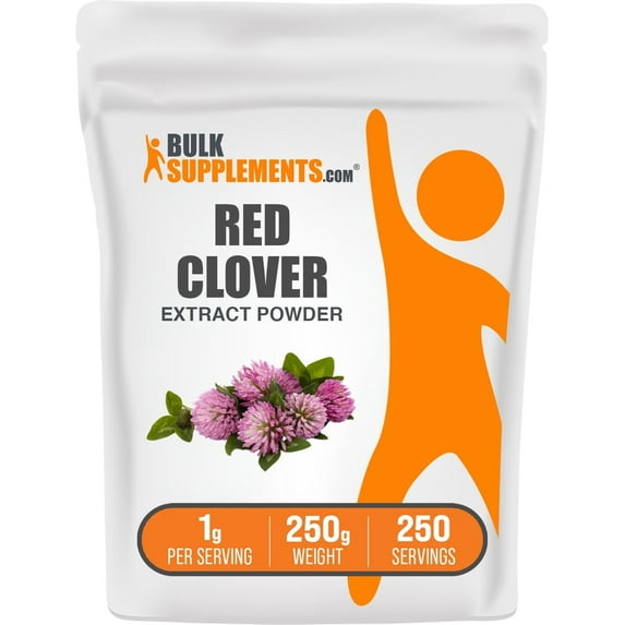 BulkSupplements Red Clover Extract Powder - 1g per Serving - 250 Grams ...