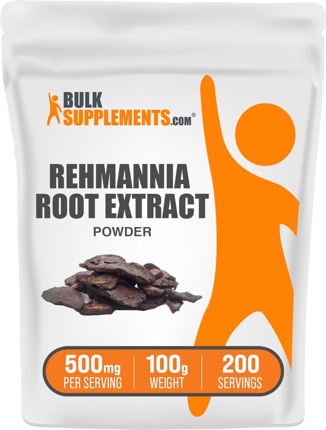 BulkSupplements.com Rehmannia Root Extract Powder, 500mg per Serving ...