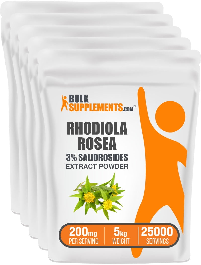 BulkSupplements Rhodiola Extract (3% Salidroside) Powder - 200mg per ...