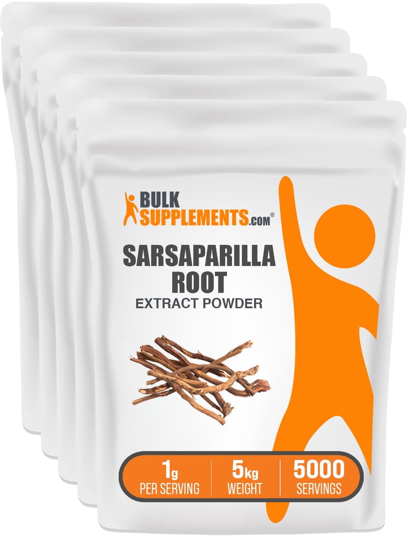 BulkSupplements Sarsaparilla Root Extract Powder - 1g per Serving - 5 ...