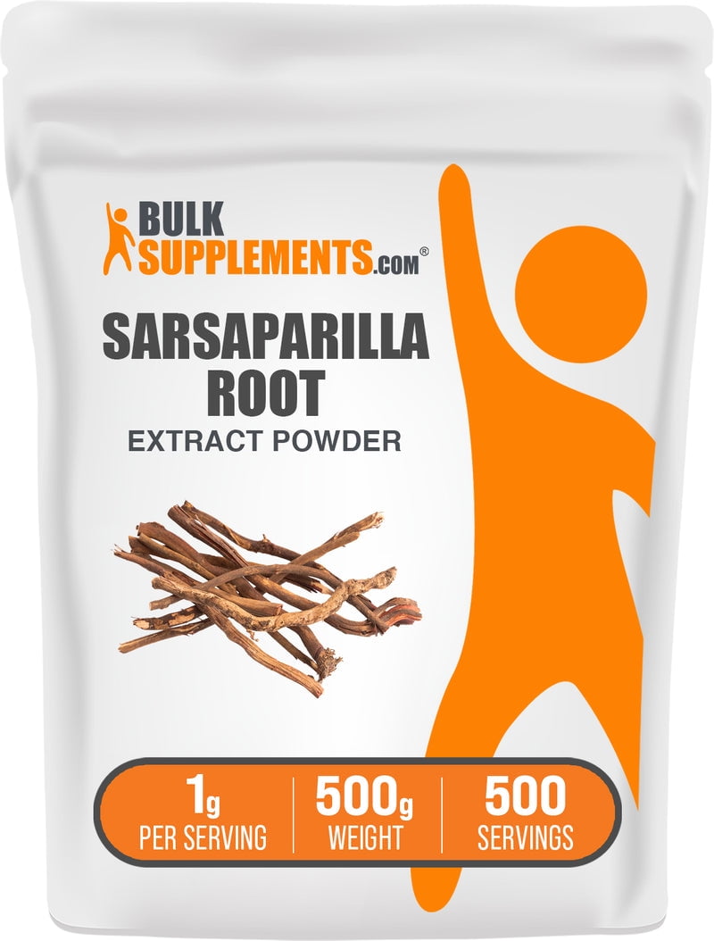 BulkSupplements Sarsaparilla Root Extract Powder - 1g per Serving - 500 ...