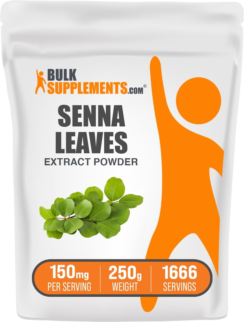 BulkSupplements Senna Leaf Extract Powder - 150mg per Serving - 250 ...