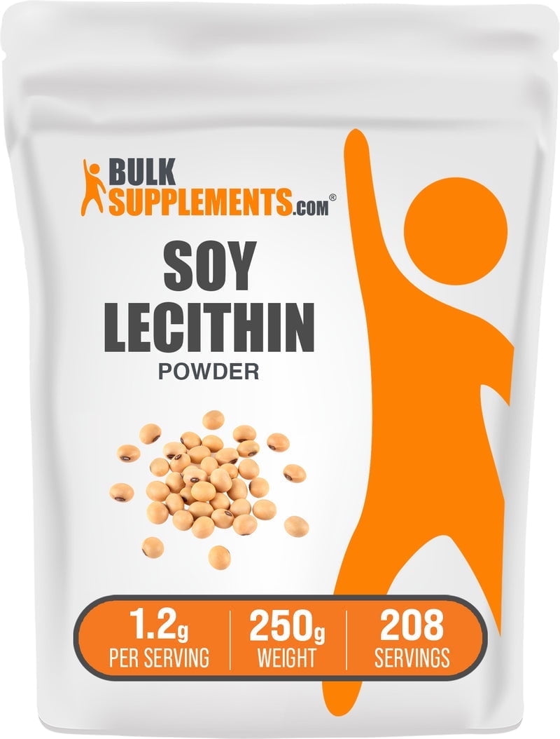 BulkSupplements Soy Lecithin Powder - 1.2g per Serving - 250 Grams (8.8 ...