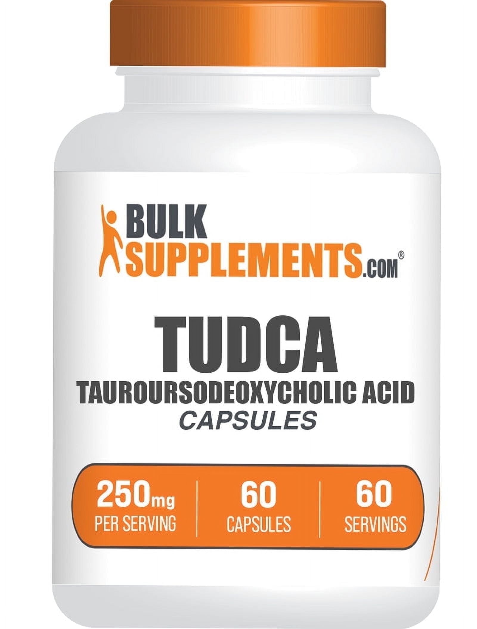 BulkSupplements.com TUDCA Capsules, Tauroursodeoxycholic Acid, 500mg ...