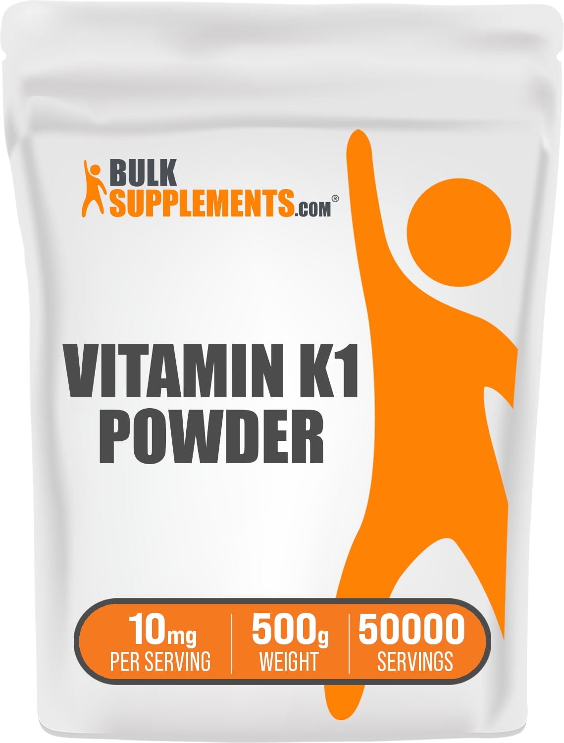 BulkSupplements Vitamin K1 (1%) Powder - 10mg per Serving - 500 Grams ...