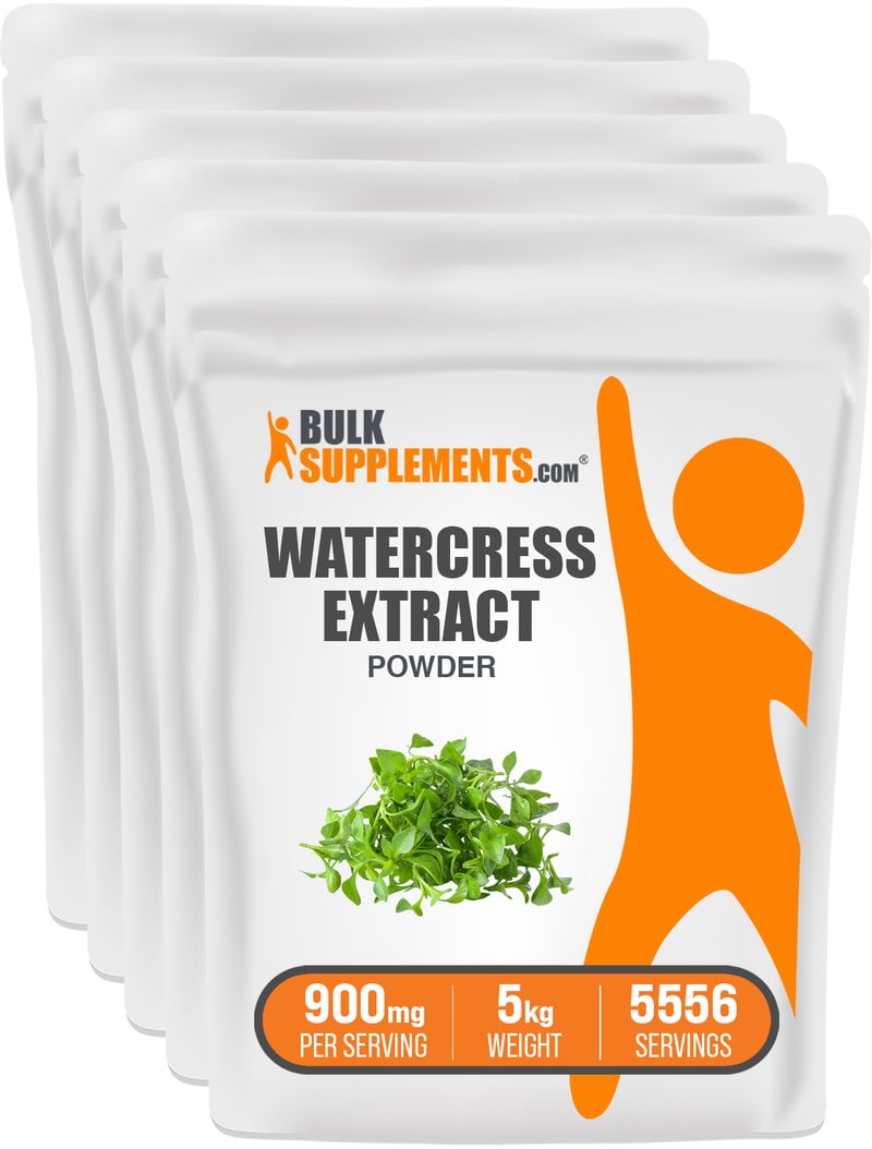 BulkSupplements Watercress Extract Powder - 900mg per Serving - 5 ...