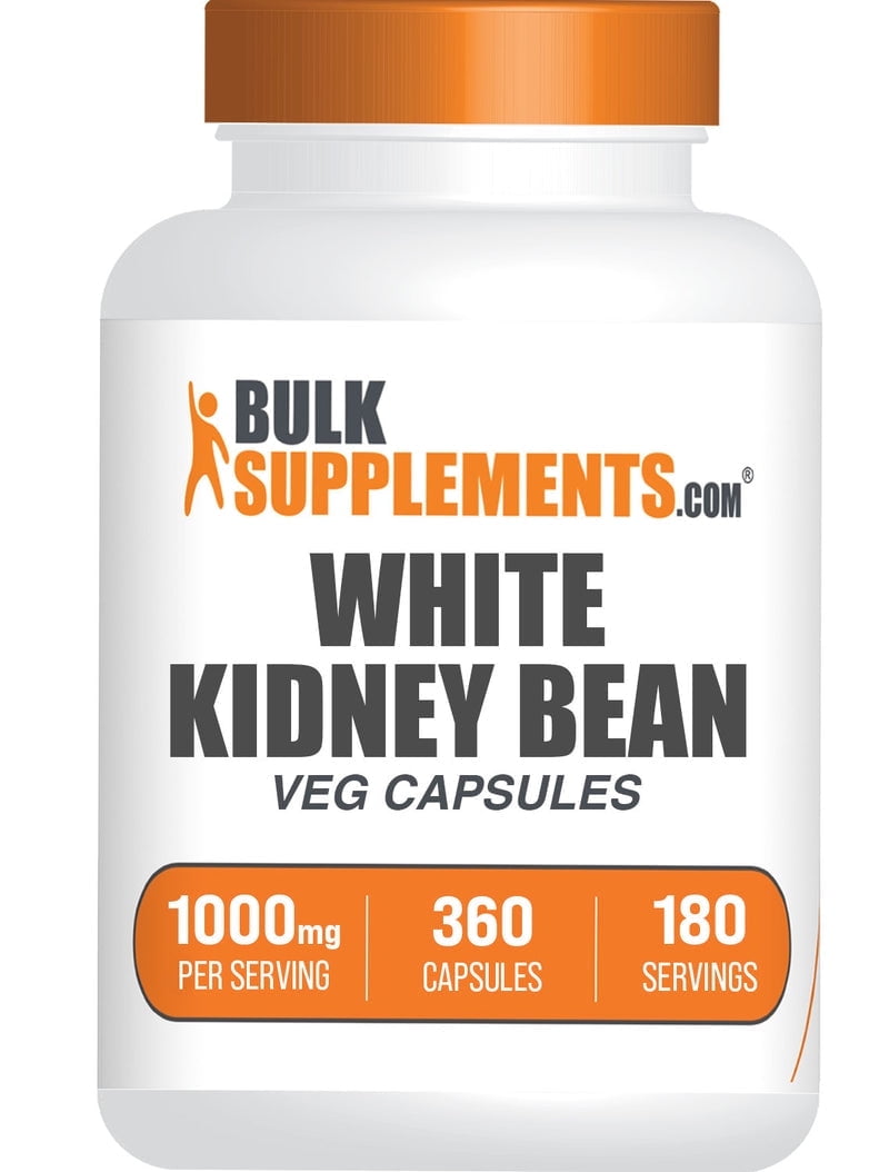BulkSupplements White Kidney Bean Extract Capsules. Herbal Supplement ...