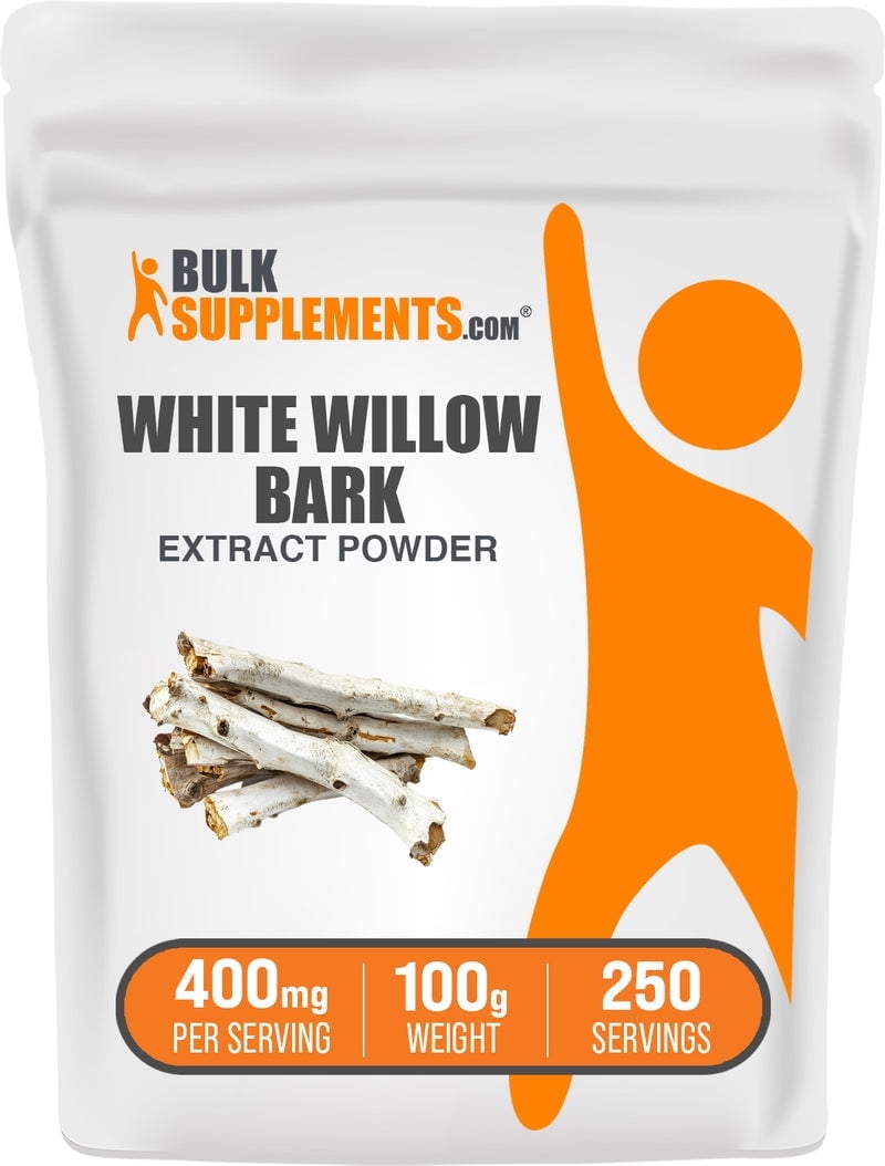 BulkSupplements Willow Bark Extract Powder - 400mg per Serving - 100 ...