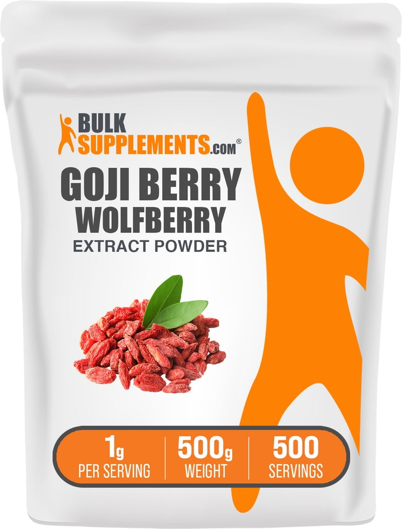 BulkSupplements.com Wolfberry (Goji) Extract Powder - Immune & Heart ...