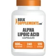 BulkSupplements Alpha Lipoic Acid (ALA) 600mg - Liver & Health Support ...
