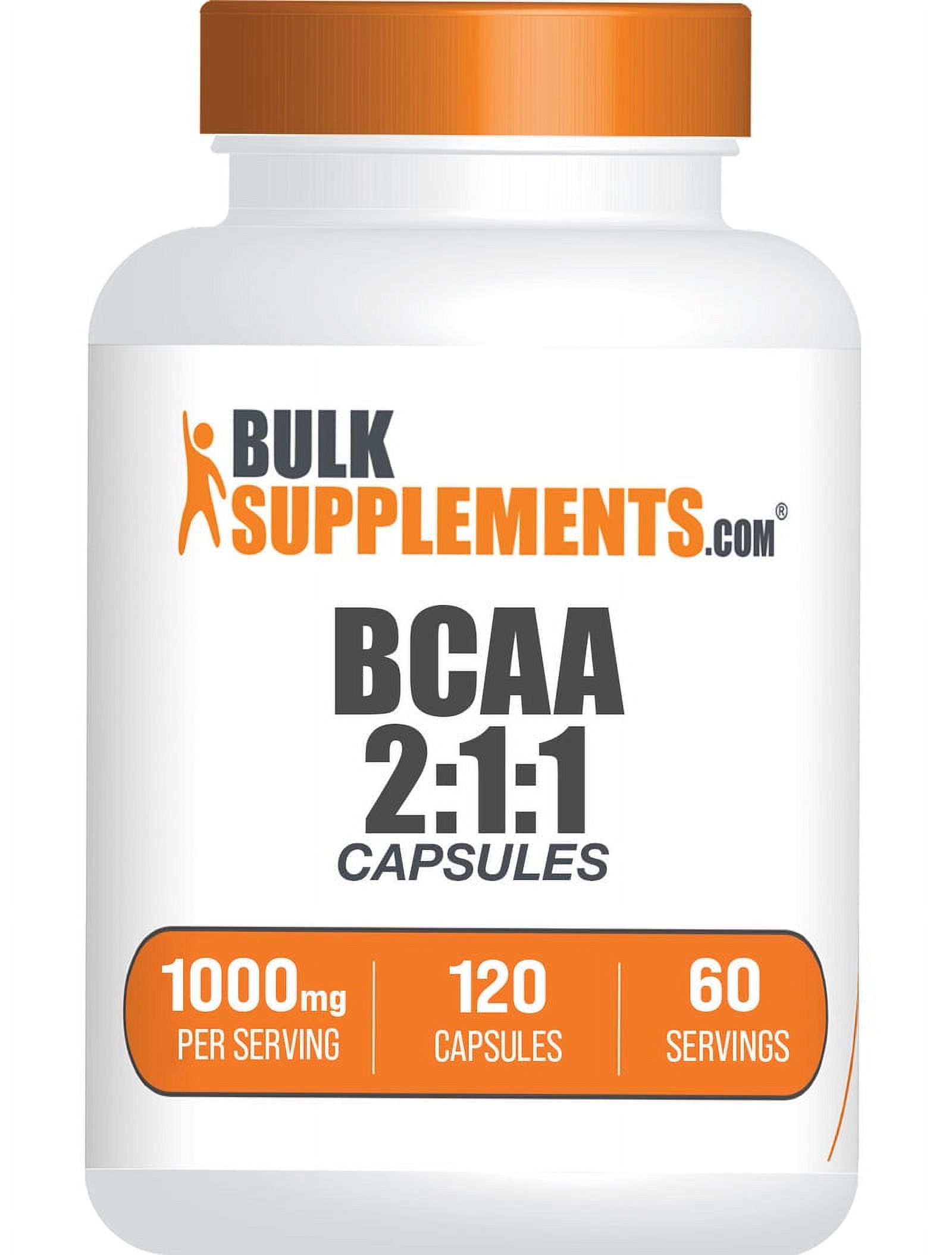 Solgar BCAA Plus Capsules, 100 Ct - Walmart.com