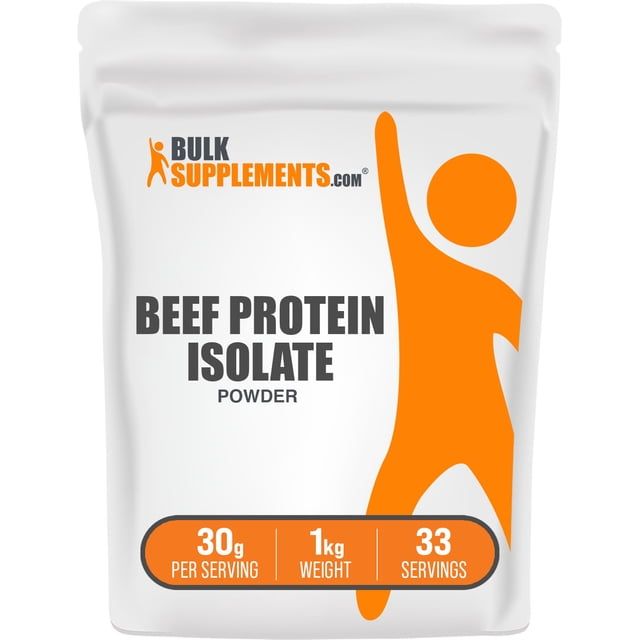 BulkSupplements.com Beef Protein Powder Isolate Powder - Bone Broth ...