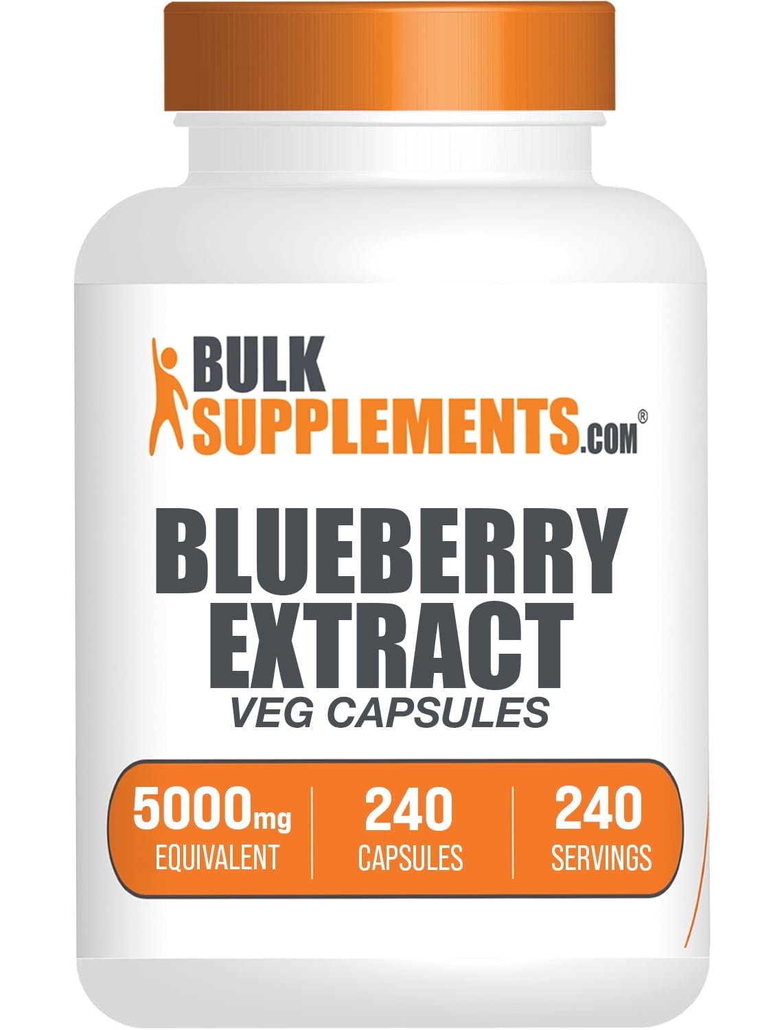 BulkSupplements Blueberry Extract Capsules - Vegan, 500mg per Serving ...