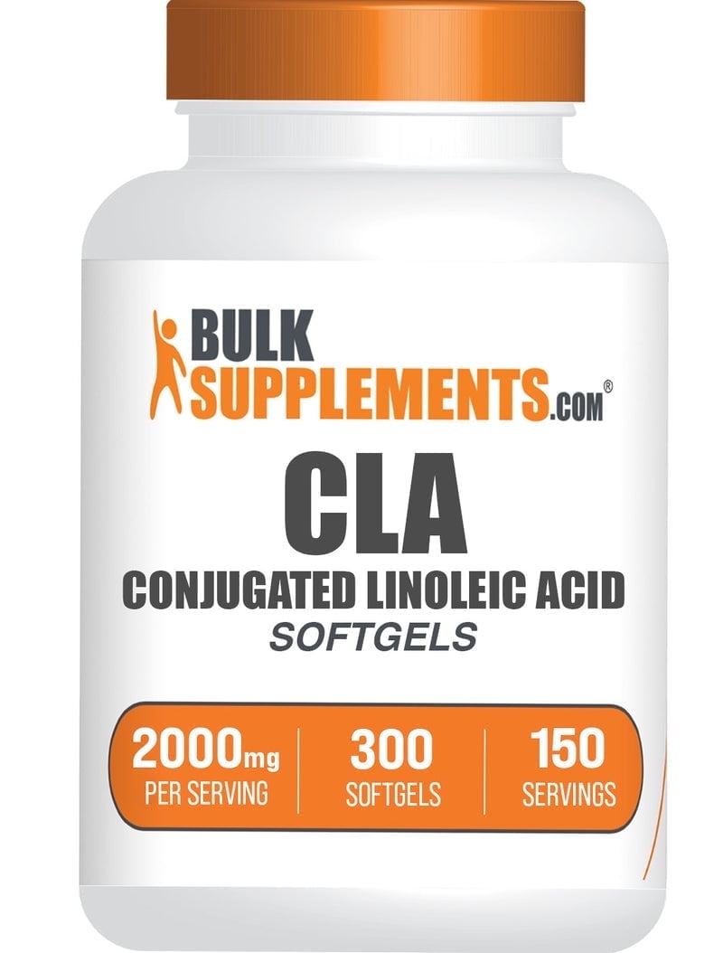 BulkSupplements.com CLA Softgels, 2000mg - Muscle Support & Heart ...