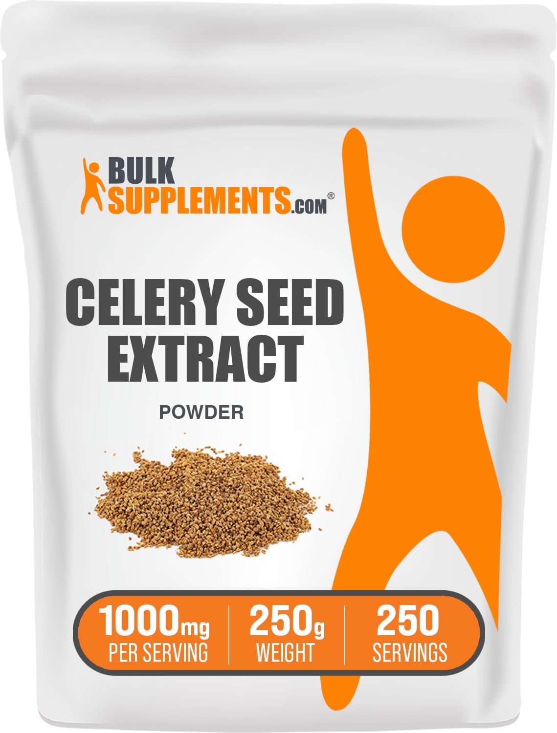 BulkSupplements Celery Seed Extract Powder - 1g per Serving - 250 Grams ...