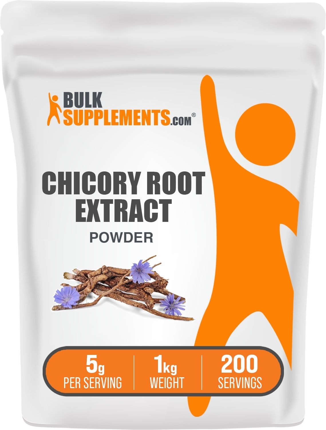 BulkSupplements Chicory Root Extract Powder - 5g per Serving - 1 ...