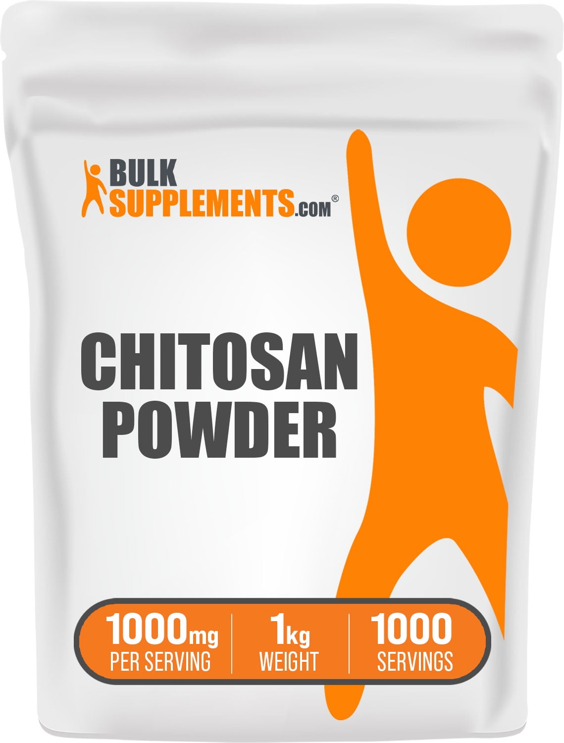 BulkSupplements.com Chitosan Powder, 1000mg - Carb Blocker - Kidney ...