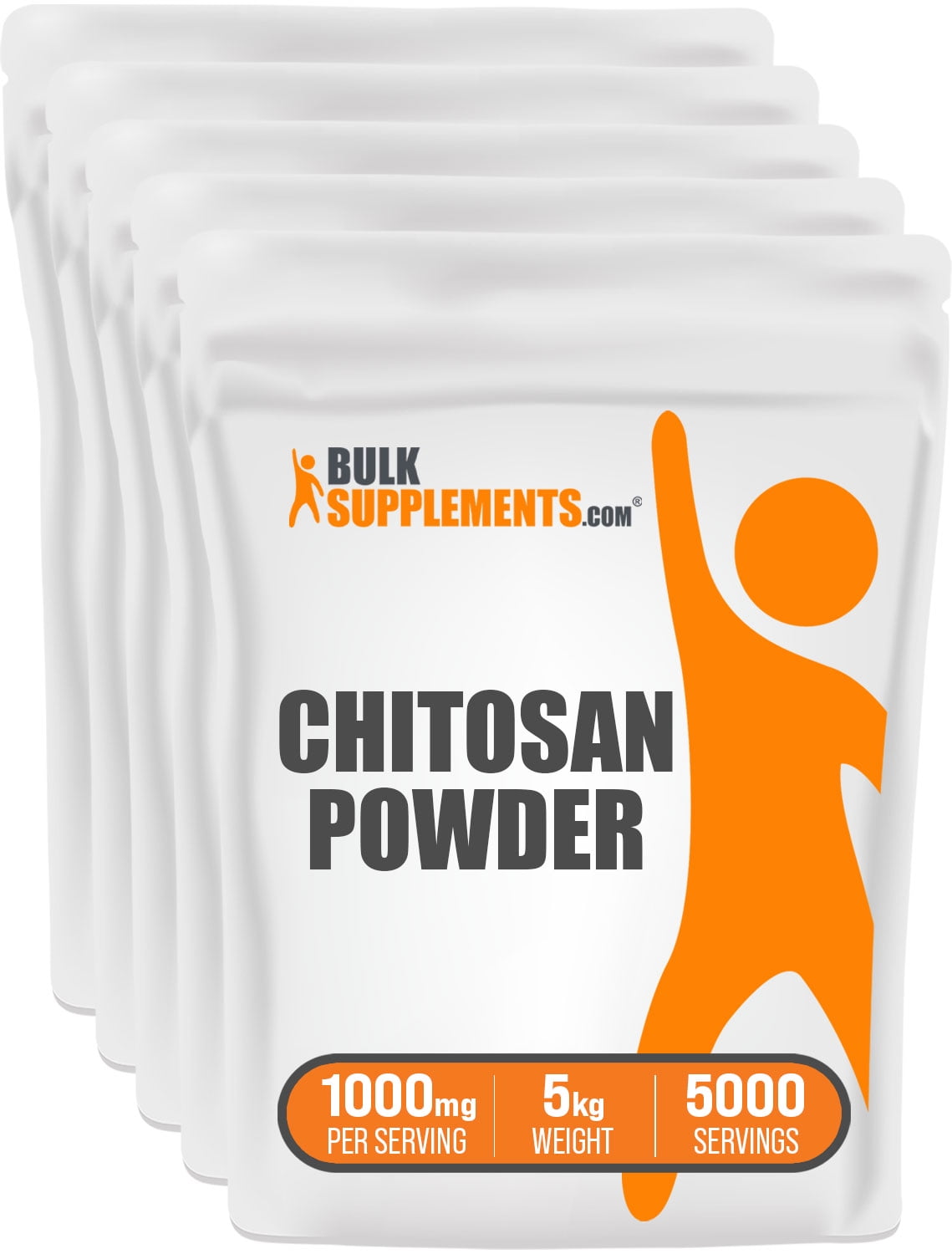 BulkSupplements.com Chitosan Powder, 1000mg - Carb Blocker - Kidney ...