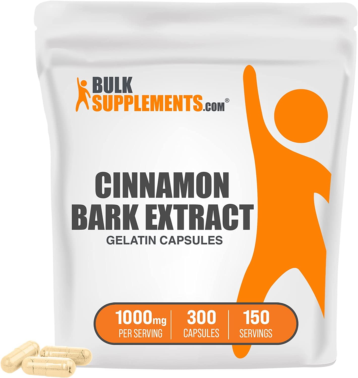 BulkSupplements.com Cinnamon Bark Extract Capsules - Cinnamon ...