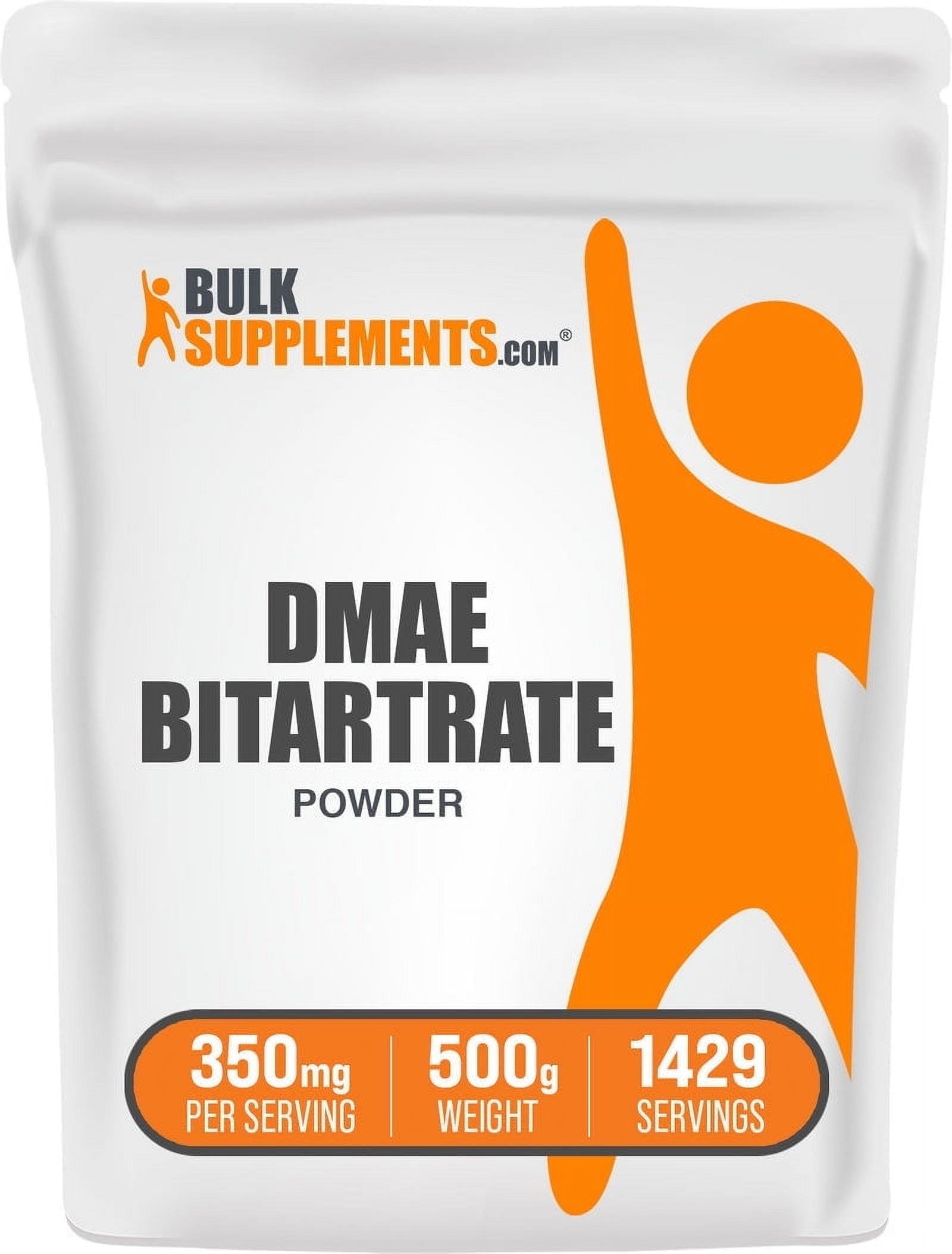 BulkSupplements DMAE-Bitartrate Powder - 350mg per Serving - 500 Grams ...