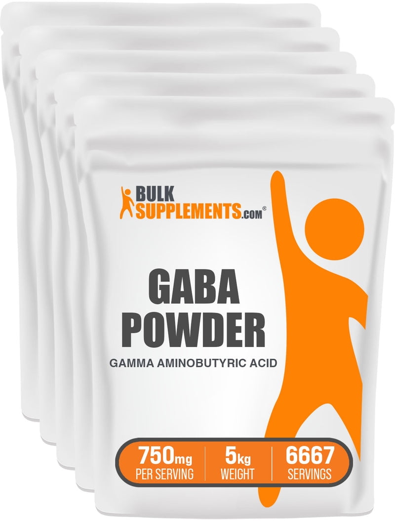 BulkSupplements GABA Powder - 750mg per Serving - 5 Kilograms (11 lbs ...