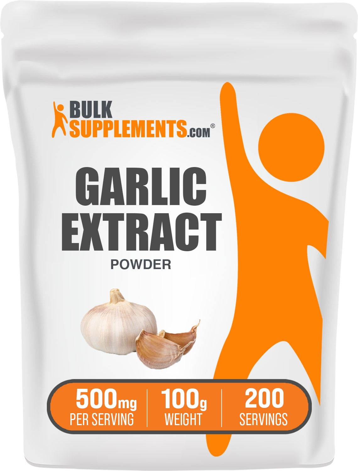 BulkSupplements Garlic Extract Powder - Cholesterol Supplements - Aged ...