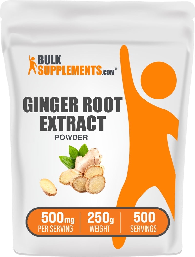 BulkSupplements Ginger Root Extract Powder - 500mg per Serving - 250 ...
