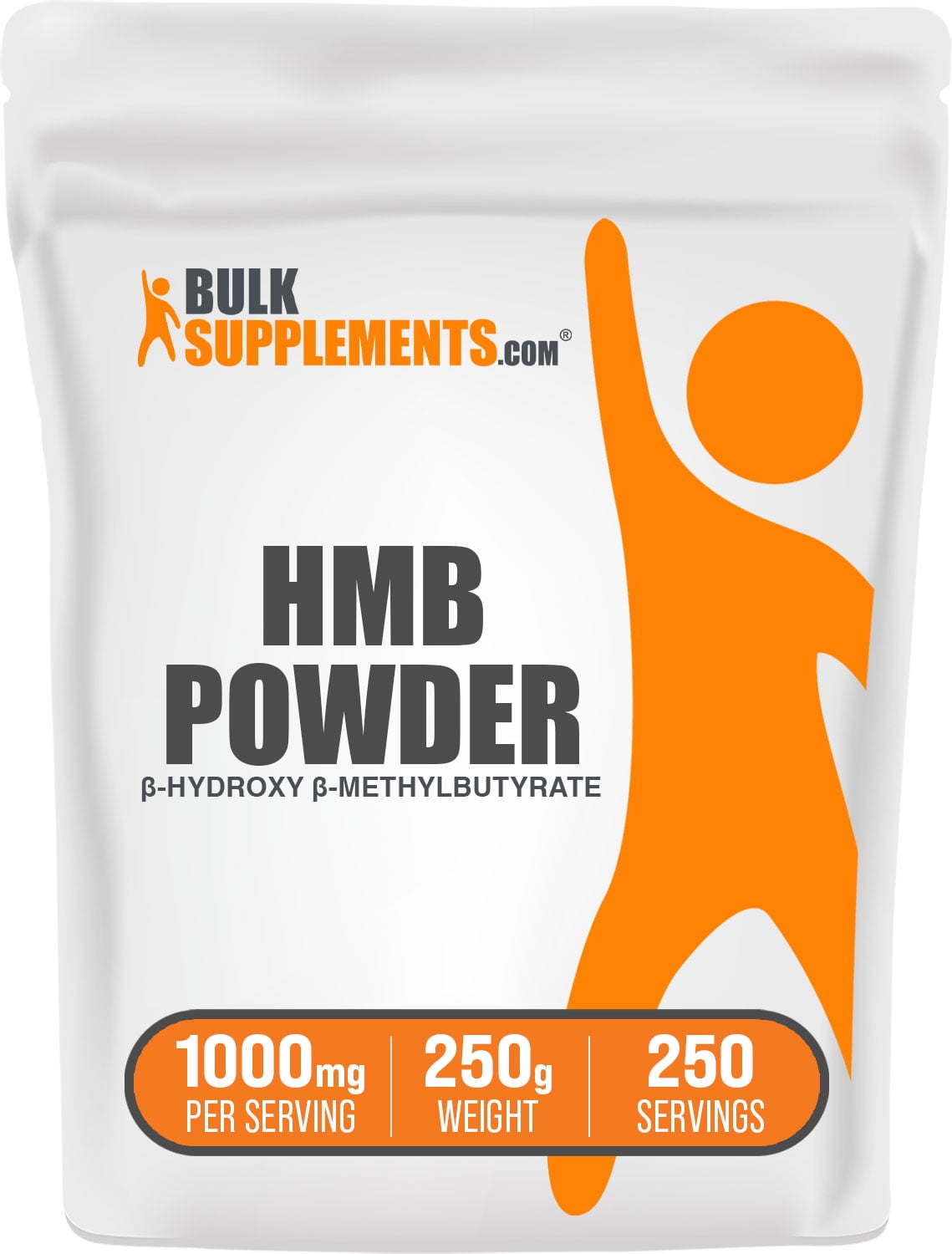 BulkSupplements.com HMB Powder, 1000mg - Calcium Supplements (250g ...