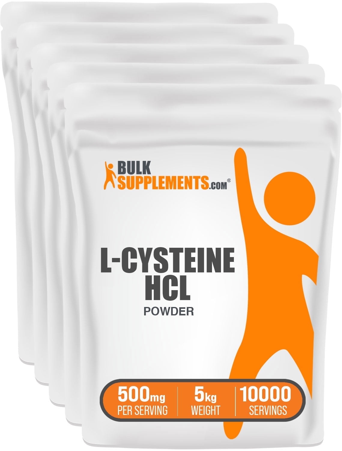 BulkSupplements L-Cysteine HCl Powder - 500mg per Serving - 5 Kilograms ...