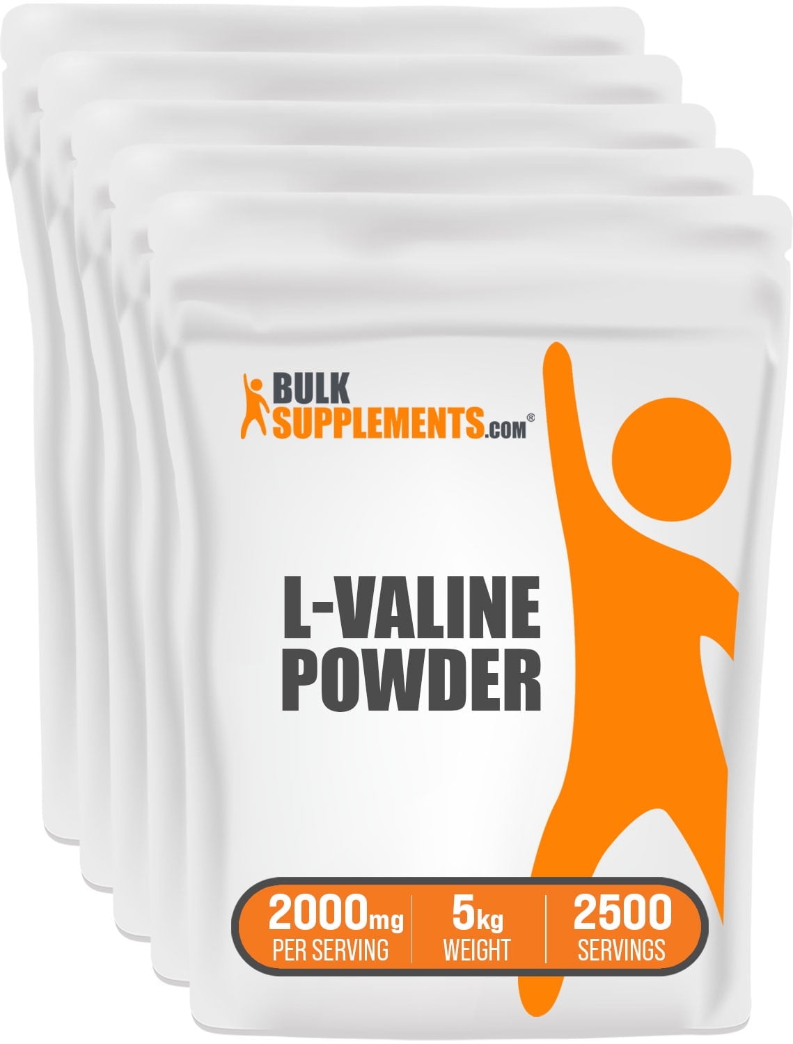 BulkSupplements L-Valine Powder - 2g per Serving - 5 Kilograms (11 lbs ...