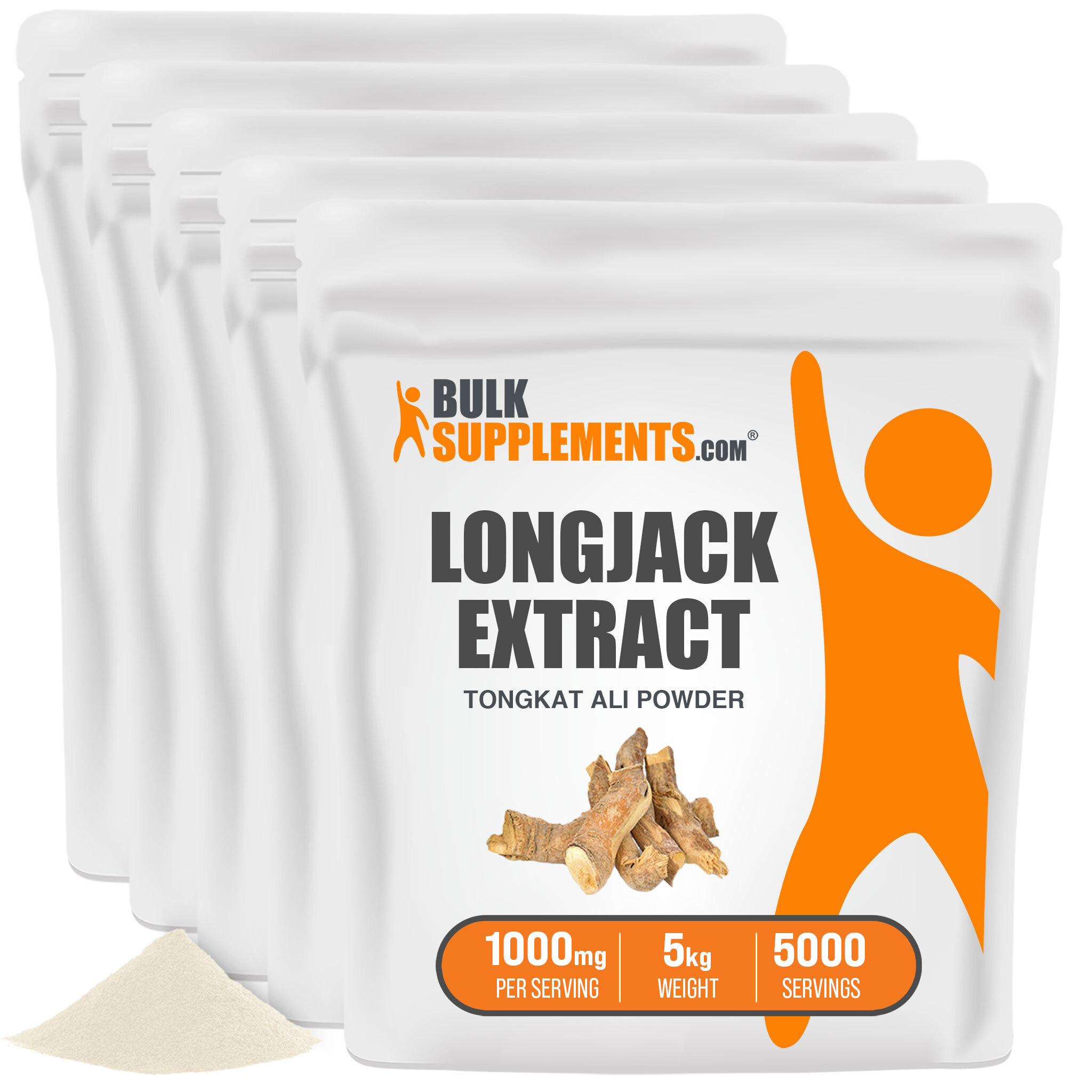 BulkSupplements.com Longjack Extract Powder, 1000mg - Tongkat Ali ...
